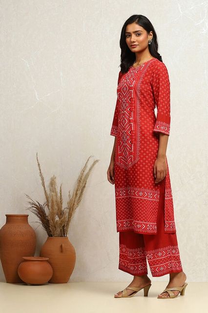 BIBA Women Kurta Palazzo Set - Buy BIBA Women Kurta Palazzo Set Online ...
