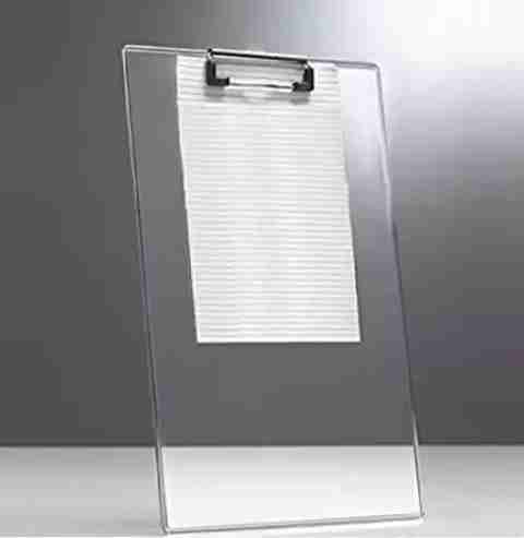 Flipkart.com | GOSRI CB03-ACRYLIC EXAM CLIP BOARD FOR A4 PAPER ...