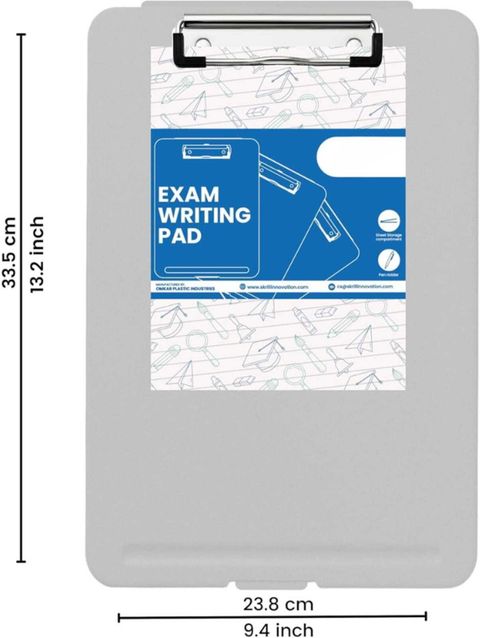 Flipkart.com | Qunex Plast Plastic Exam Writing Pad with Storage ...