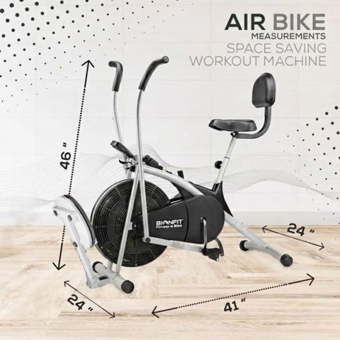 BIONFIT Air Cycle For Home Gym Curved Moving with Twister & Back ...