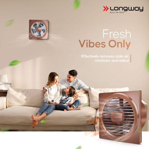 Longway Gusto 6-inch Ventilation Exhaust | Low Noise | Energy Efficient ...