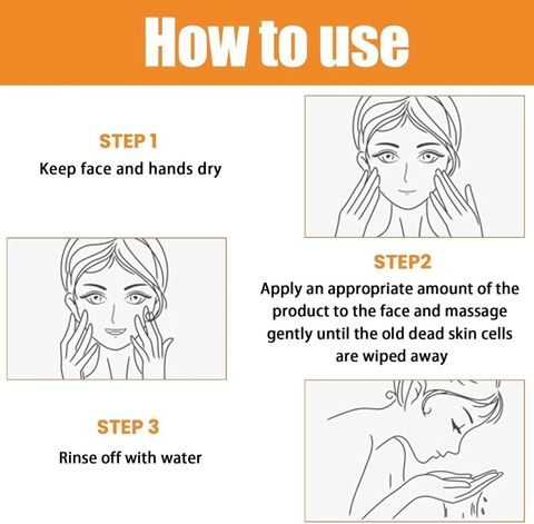 Deoxys Orange Enzymes Exfoliating Gel for Face & Body | Deep Cleansing ...