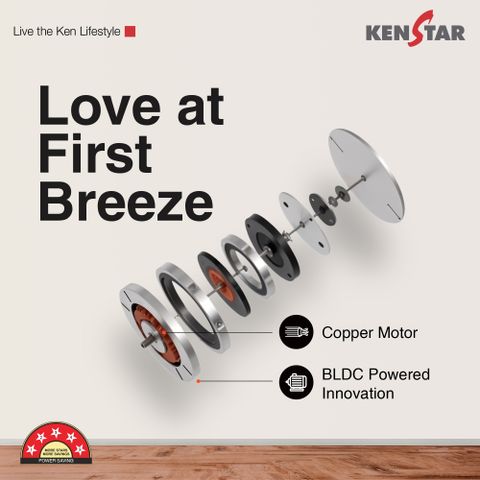 Kenstar Snow breeze with 2 Year Warranty BLDC Motor with Remote 1200 mm ...