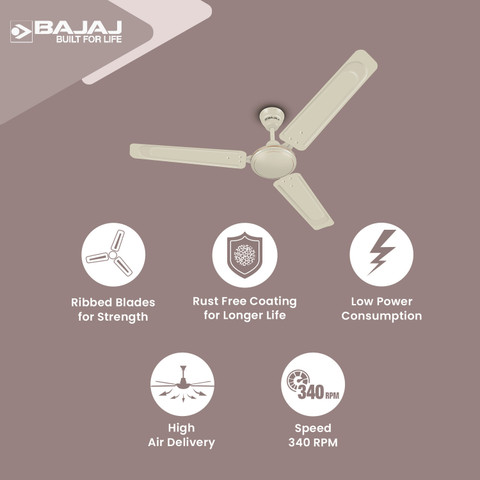 BAJAJ EDGE 1200 mm Bianco CF 1200 mm Ceiling Fan Price in India - Buy ...