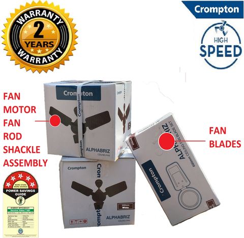 Crompton SUREBREEZE SUPER HI SPEED 100% COPPER MOTOR LONGER LIFE 600MM ...