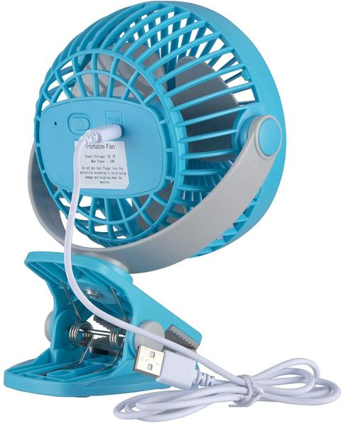 BAJAJ PYGMY FAN BLUE 110 mm 3 Blade Table Fan (Blue, Pack of 1) with 12 ...