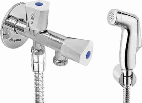 Alligator Sea 2 in 1 Angle Cock Long Bib Tap Brass Disc Fitting for ...