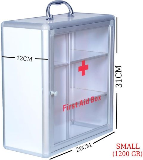Nlive Wall mountable Metal First Aid Box for School, Office/Home Small ...