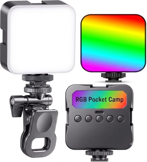 QUALX RGB LED Pocket Video Light with Clip Flash - QUALX : Flipkart.com