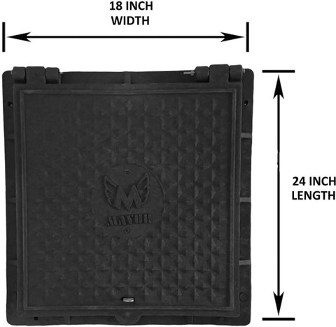 GAYATRI CORPORATION 18x24 inch Manhole Cover with Lock |Chamber Sump ...