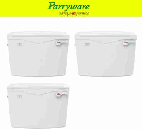 Parryware Slim Flush tank Cistern for Bathroom | Space Saving Tank set ...
