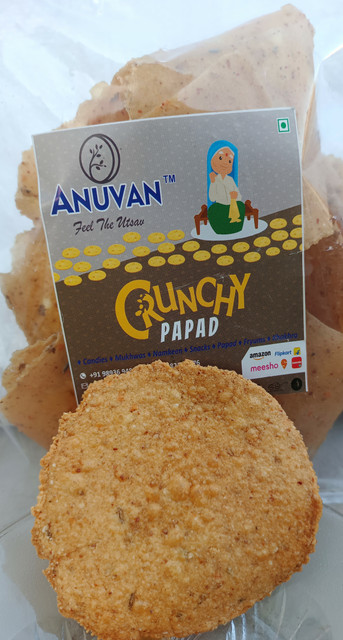ANUVAN FEEL THE UTSAV Handmade Aloo Papad | Crispy Aloo Papad | Falhari ...