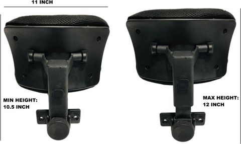 RATISON Office Chair Extra Attachable Headrest Visitor revolving Chair ...