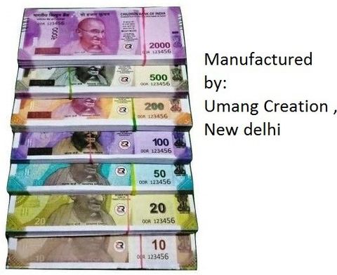 Velinor 3. Play Kit: Assorted 120 Indian Currency Toy Notes for Kids ...