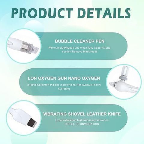 Kiyo India 7 in 1 HydraFacial Machine (DOUBLE MOTOR) Medical Reacher ...