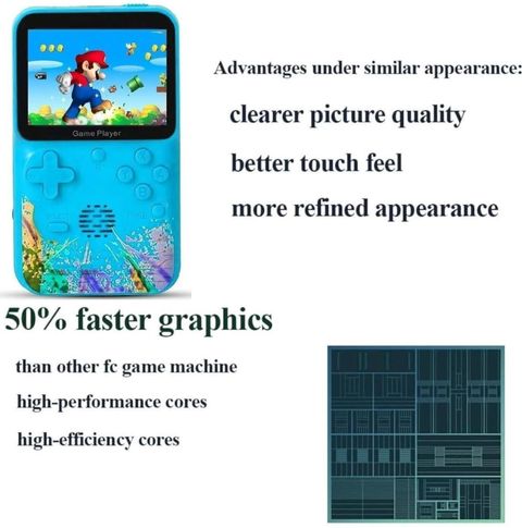 HG WORLD Retro Game Boy G620 gaming console for tv Pocket Sup Game Box ...