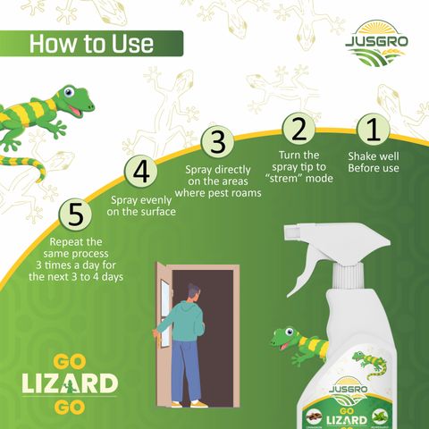 JusGro lizard killer, lizard killer for home, lizard killer Spray (250 ...