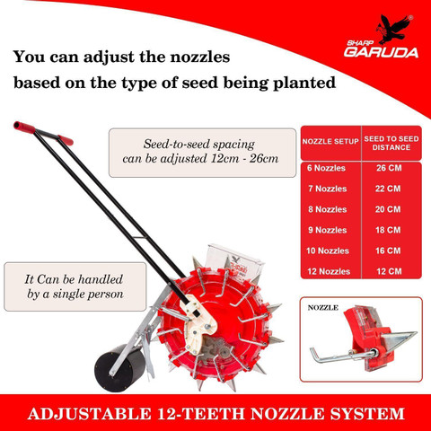 Sharp Garuda Agriculture Manual Seeder| Seed Sowing Machine Tool ...
