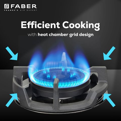 FABER EXPERIA HT753 AI FFD|Flame Failure Device|Cast Iron Pan Support ...