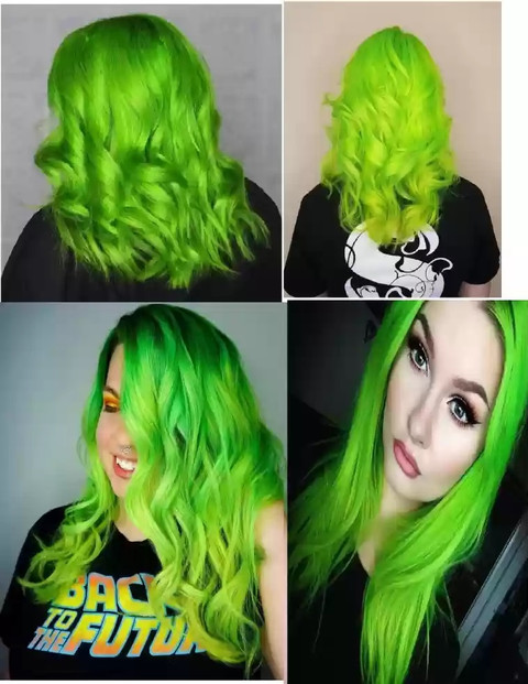 green highlights men