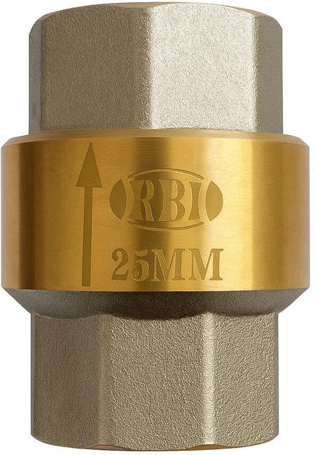 RBI Vertical Check Valve – NRV - Forged Brass Body with Stainless Steel ...