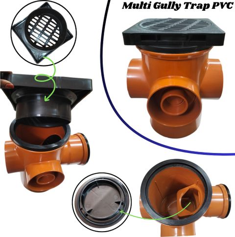 ASTRAL 160 x 110 MM Underground Fitting Multi Gully Trap PVC Check ...