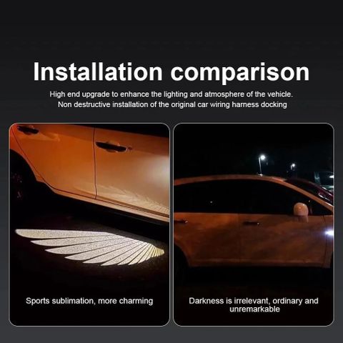 acube mart Honda Amaze Car Rearview Mirror Side LED Angel Wing Light SL ...