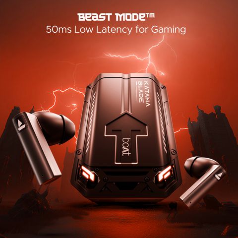 boAt Immortal Katana Blade with Beast Mode(50ms), 70HRS Battery & Metal ...
