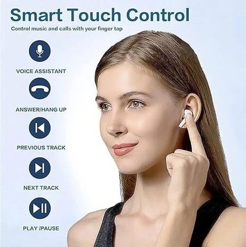 TOWST FT New Pro White TWS Bluetooth, Earbuds under 300 True Wireless ...