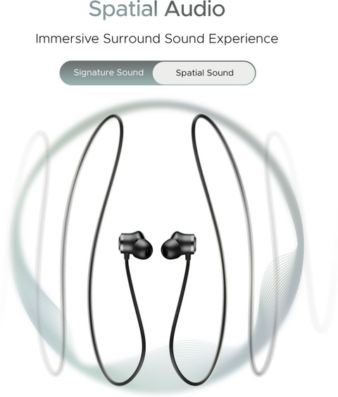 boAt Rockerz 255 Z Plus,Spatial Audio, 50H Battery,ENx, Stream Ad Free ...
