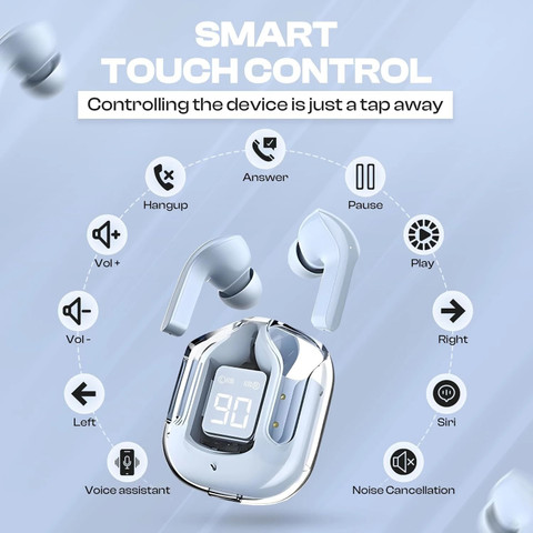BULLSTORM Earbud Wireless Bluetooth TWS Connectivity for Android iOS ...