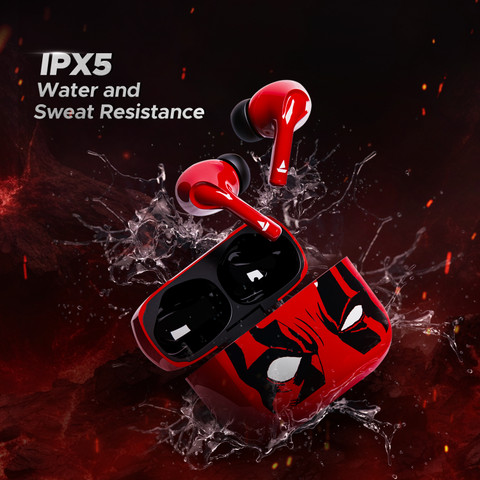 boAt Airdopes 161 Deadpool Edition w/ 40 HRS Playback, ASAP Charge ...