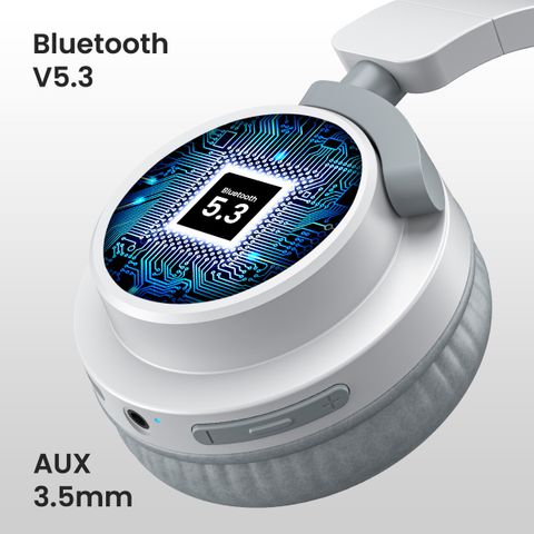 Portronics Muffs M2 Bluetooth Headphones Over Ear,40 Hrs Playtime,40mm ...