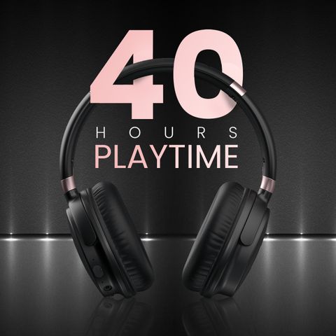 Portronics Muffs M3 Over Ear Headphones with ANC Enabled,40 Hours ...