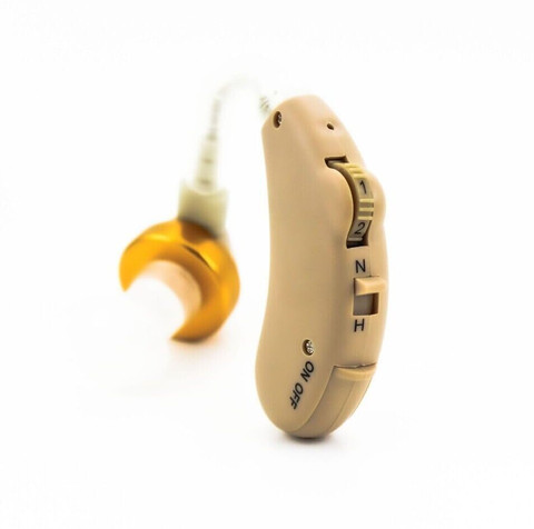 Balson V-185 Behind-the-Ear Hearing Aid Machine - Beige, Powerful Sound ...