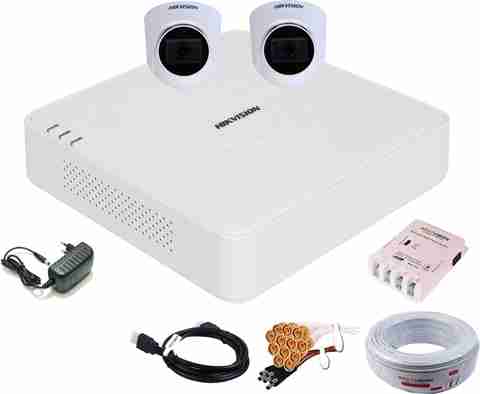 HIKVISION 4 Channel HD DVR 1080P,2MP Indoor Camera EXIR Technology ...