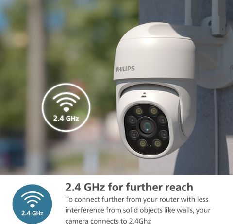 PHILIPS HSP 3800, 2MP, Color Night Vision, 2-Way Talk, Weatherproof ...