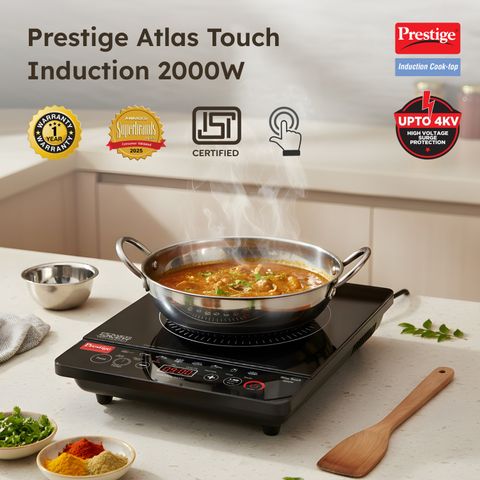 Prestige 2000 W Induction Cooktop Touch Panel - Buy Prestige 2000 W ...