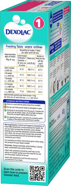 DEXOLAC Stage 1 Infant Formula Milk powder for Babies Price in India ...
