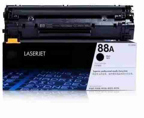AMS Original HP 88A Black LaserJet Toner Cartridge (CC388A) Black Ink ...