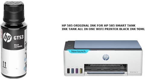 HP ORIGINAL INK BOTTLE FOR HP 585 WIFI SMART TANK INK TANK PRINTER ...