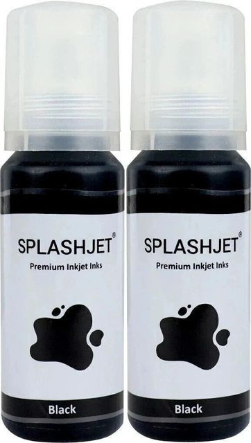 Splashjet 003 Ink for EP L3110/ L3150/ L3250 Printer-(70gm x 2 Black ...