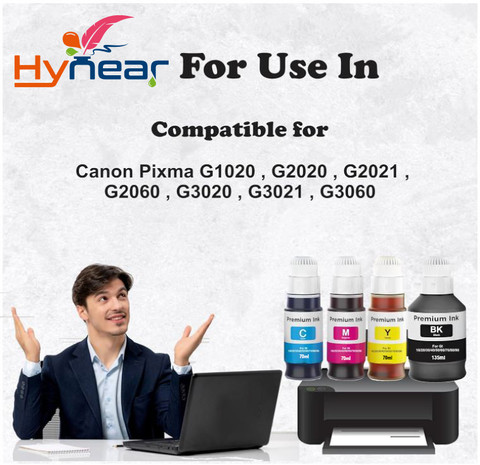 canoff GI-70 Refill Ink for PIXMA GM2070, GM4070, G5070, G6070, G7070 ...