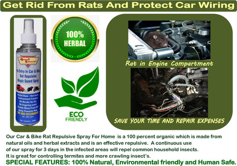 Magic Guard No Entry In Car & Bike Rat Repulsive Spray 250 ml - Buy ...