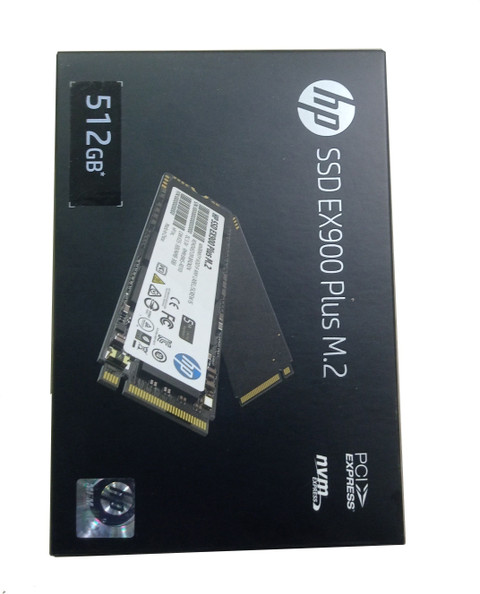 HP EX900 Plus 512GB NVMe M.2 GEN 3.0 X 4 PCIe 8Gb/s SSD 512 GB Laptop ...