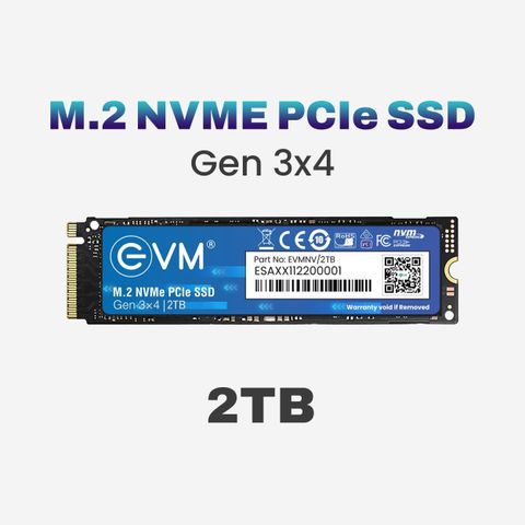 EVM EVMNV 2 TB All in One PC's, Desktop, Laptop Black PCIe NVMe ...