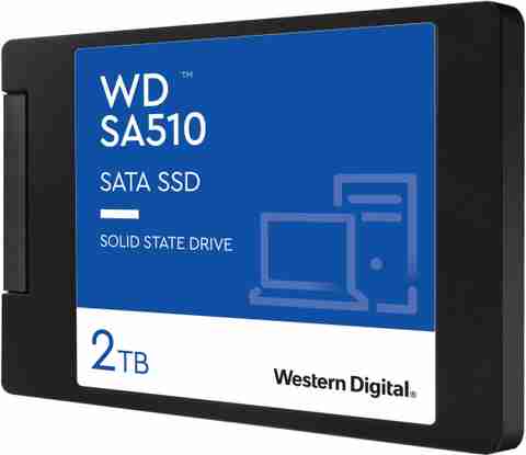 WESTERN DIGITAL SA510 2 TB Desktop, Laptop Blue, Black SATA Internal ...