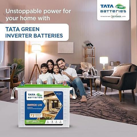 Tata Green 72 Months Warranty Tubular Inverter Battery Price in India ...