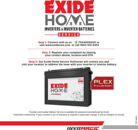 EXIDE 48 Months Warranty Tubular Inverter Battery Price in India - Buy ...