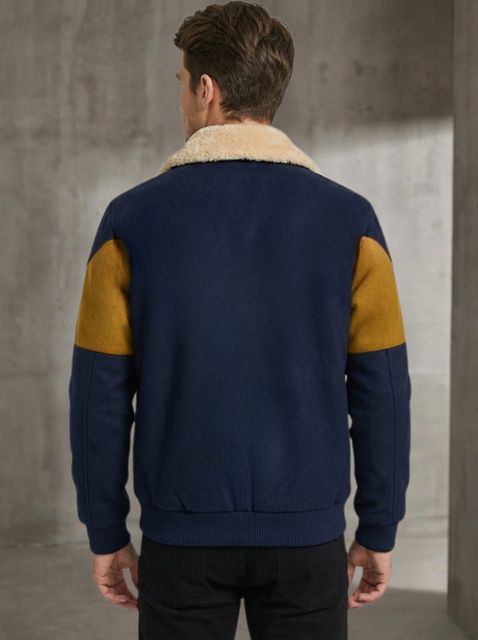 IandT Full Sleeve Colorblock Men Jacket - Buy IandT Full Sleeve ...